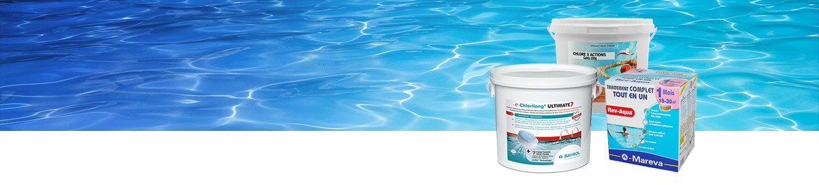 Tout pour le traitement piscine avec ou sans produits chimiques!