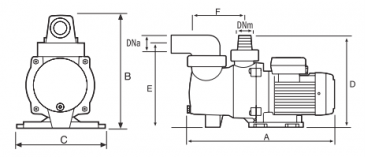 NOX - Pompes de filtration piscine de la marque Jardino Pool by ESPA